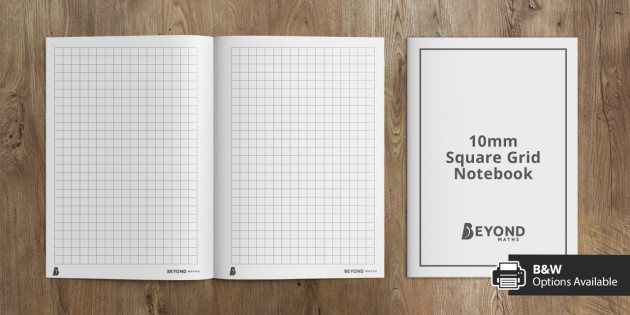 👉 10mm Squared Paper Notebooks | Teacher Toolbox | Beyond
