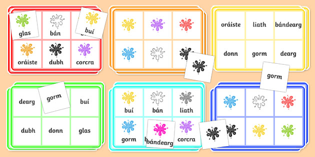 Na Dathanna Irish Bingo