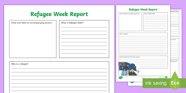 Refugee Week Report (teacher made)