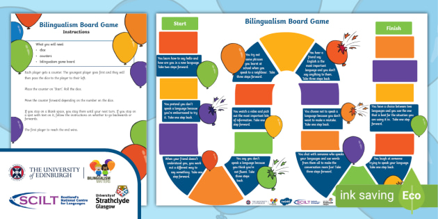 FREE! - Bilingualism Board Game - Fun & Engaging Teaching Resource