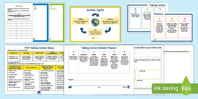 PYP Taking Action Resource Pack (teacher made)