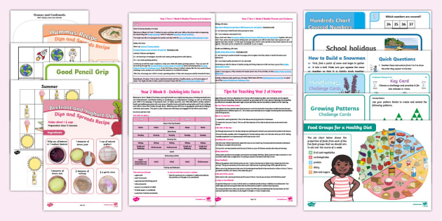FREE! - Year 2 Term 1 Week 8 Remote Home Learning Pack