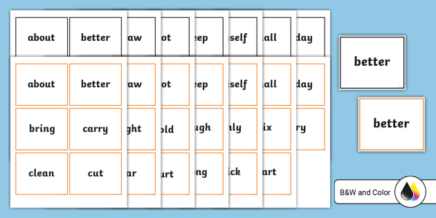 Dolch Words Flashcards | twinkl.com
