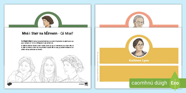 Women in Irish History Who Am I Game Gaeilge