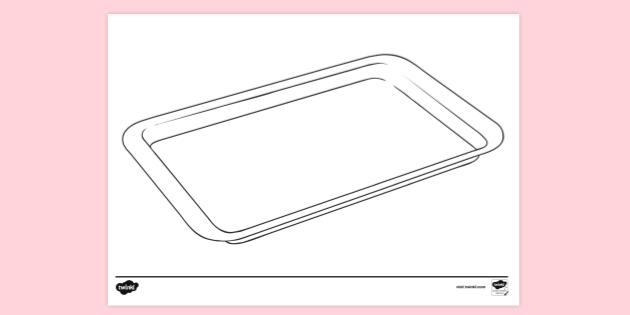 FREE! - Baking Tray Colouring Sheet | Colouring Sheets
