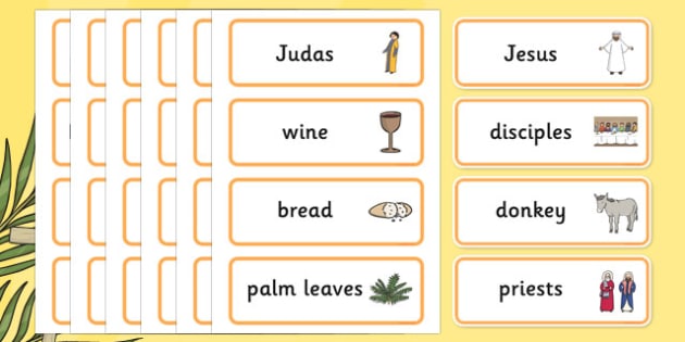 Easter Word Cards (Teacher-Made)