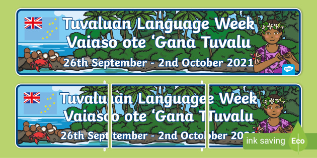 Tuvaluan Language Week Banner