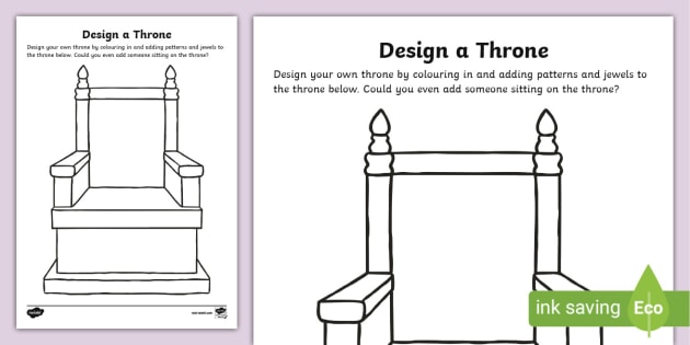 Design a Throne Activity (teacher made)