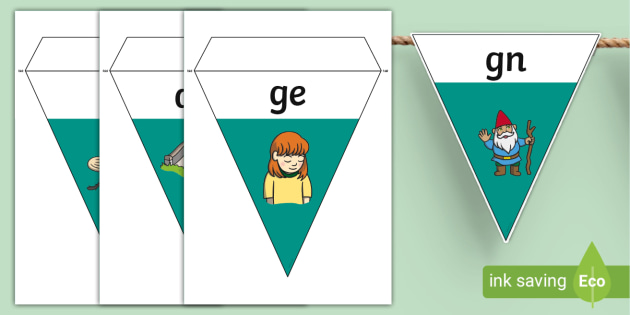 Level 6 Twinkl Phonics Display Bunting - KS1 Resources