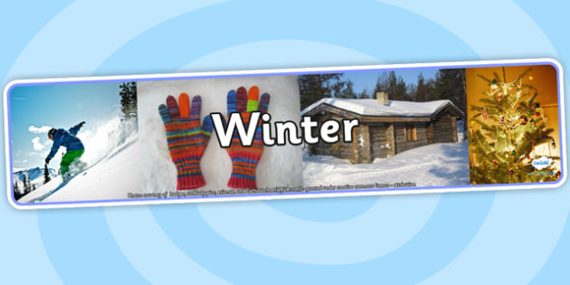 Winter Photo Display Banner