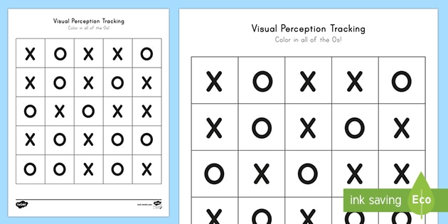 Visual Perception Tracking Activity-Special Education