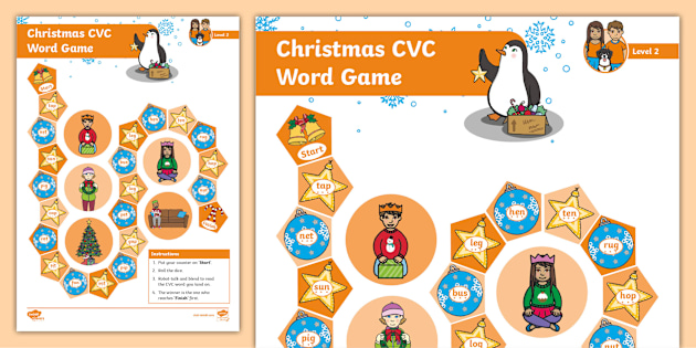 Christmas CVC Words | twinkl.com.au
