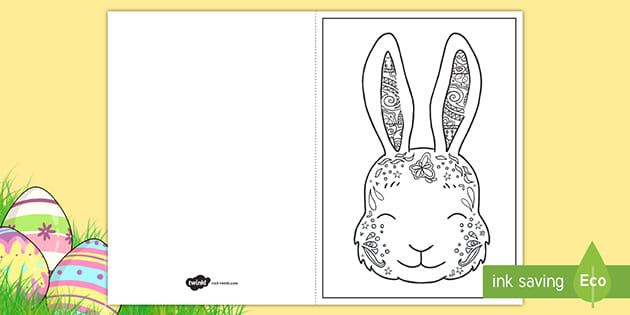 Easter Bunny Mindfulness Card