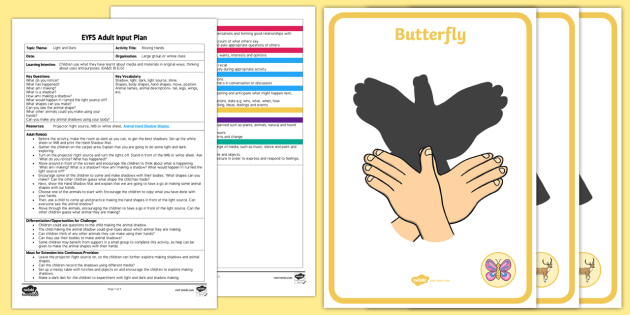 EYFS Moving Hands Adult Input Plan and Resource Pack