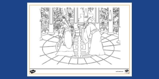 FREE! - Priest Scene Colouring Sheet | Colouring Sheets