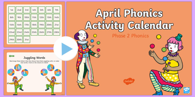 April Activity Calendars | twinkl.co.uk