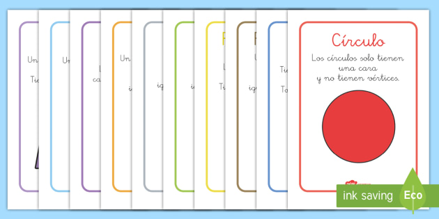 Pósters DIN A4: Figuras 2D (teacher made)