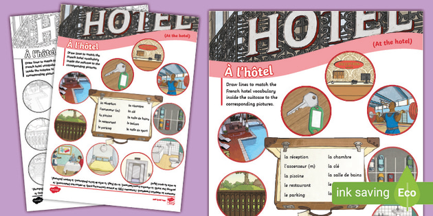 👉 French: Hotel Activity Sheet - KS2 (teacher made)