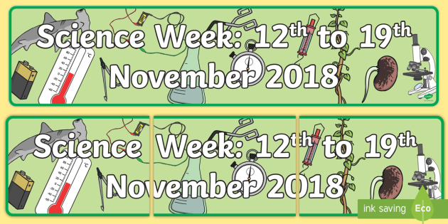 ROI Science Week 2017 Display Banner (teacher made)