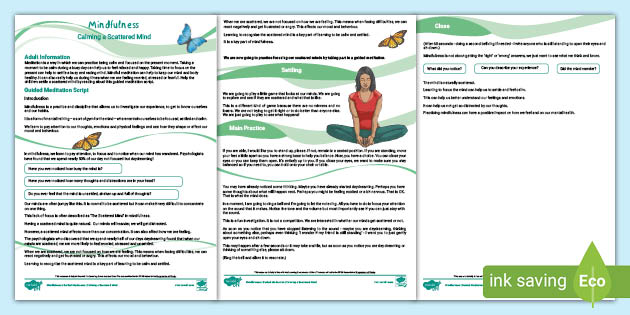 Mindfulness Calming a Scattered Mind Guided Meditation