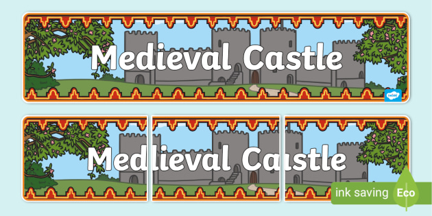 Medieval Castle Role Play Display Banner (teacher made)