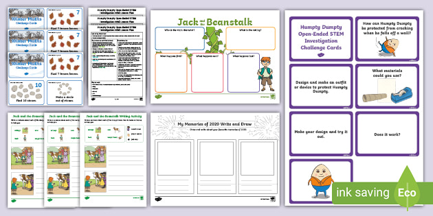 FREE! - Early Level (Primary 1) Remote Learning Activity and Revision Pack
