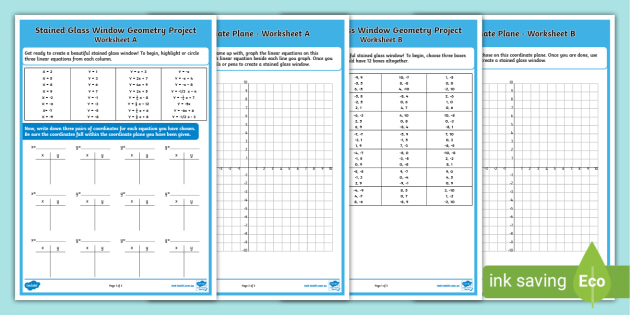 Stained Glass Window Geometry Project - Year 6 Maths