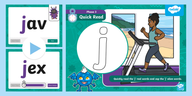 Phase 3 Quick Read j PowerPoint (teacher made)