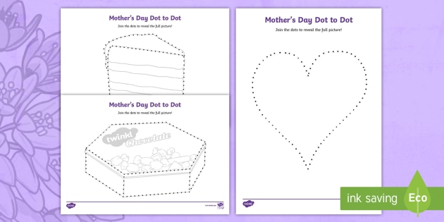 Mother's Day Dot to Dot Worksheet / Worksheet (teacher made)