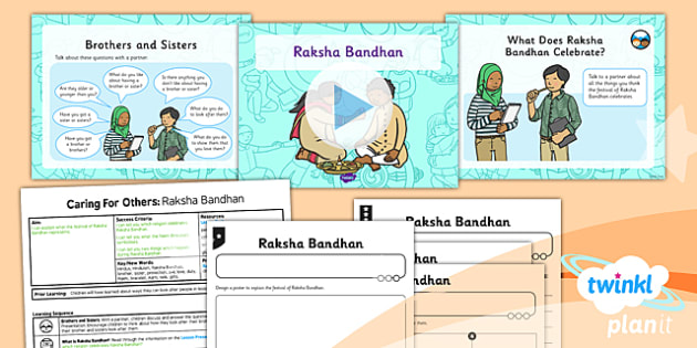 RE: Caring for Others: Raksha Bandhan (Hinduism) Year 1 Lesson Pack 2