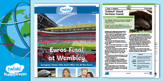 NewsRoom KS2 News Magazine - July 2021 (teacher made)