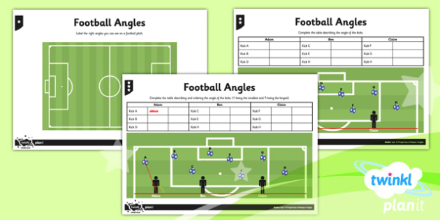 PlanIt Maths Y4 Properties of Shapes Football Angles Home Learning