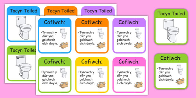 Tocynnau Toiled (teacher made)