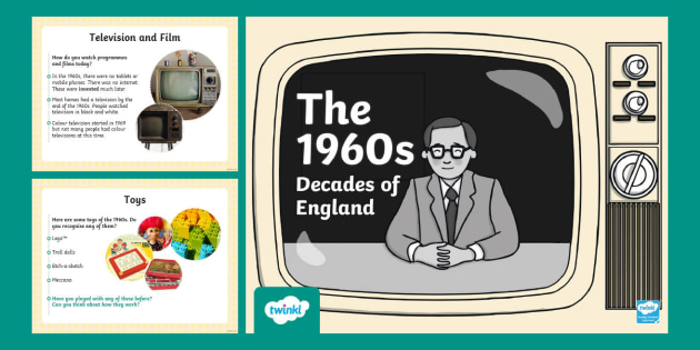 KS1 Decades of England The 1960s PowerPoint (teacher made)