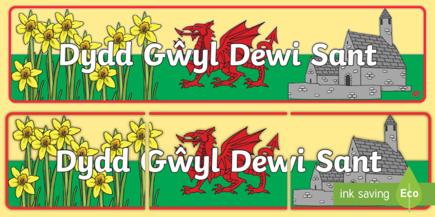 St David's Day Display Banner - Display border, border, display, Dewi sant