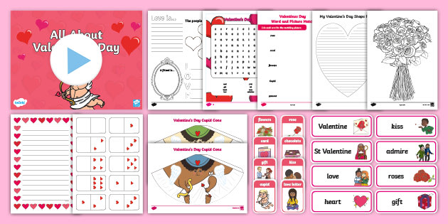 Valentine's Day Resource Pack (teacher made)