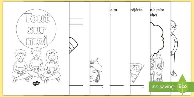 Livret d'activités : Tout sur moi (teacher made)