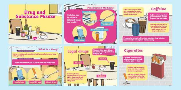 Drug and Substance Misuse PowerPoint (teacher made)