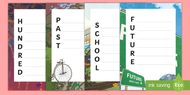 100 Days of School Acrostic Poem
