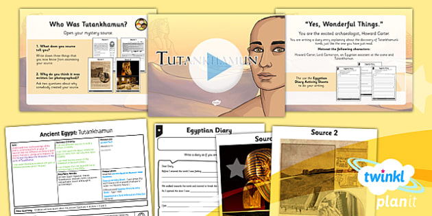 LKS2 History - Ancient Egypt: Tutankhamun Lesson Pack 4