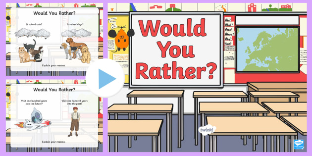 Would You Rather? Quiz PowerPoint Game (teacher made)