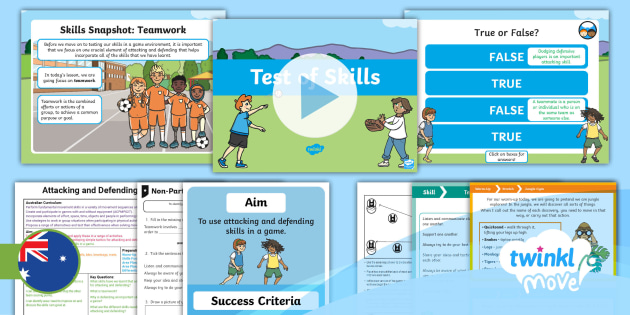 Move PE Year 2 Attacking and Defending Lesson 6: Test of Skills - Updated