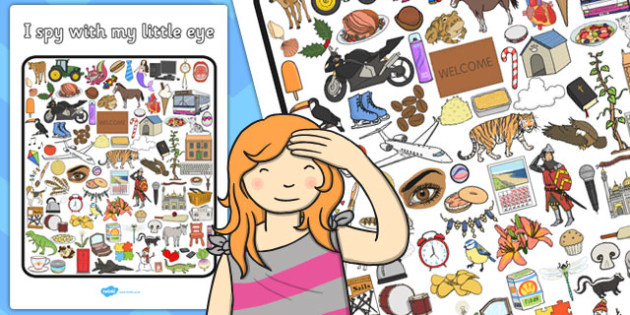 I Spy With My Little Eye Activity 3 (teacher made)