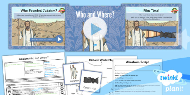 RE: Judaism: Who and Where Year 3 Lesson Pack 1