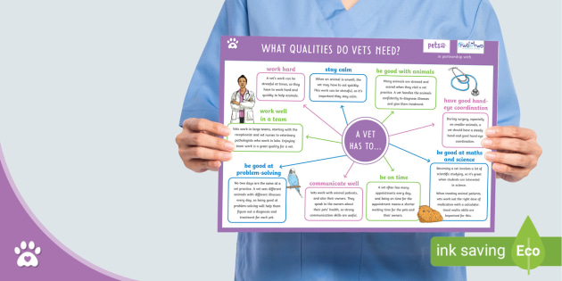 FREE! - What Qualities do Vets Need? - Information Sheet