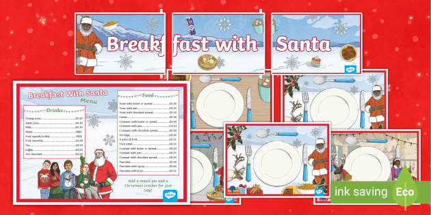 Breakfast with Santa Pack (teacher made)