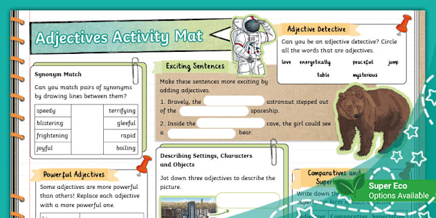 Year 3 Adjectives and Adverbs Parent Guide and Activity Ideas - Twinkl ...