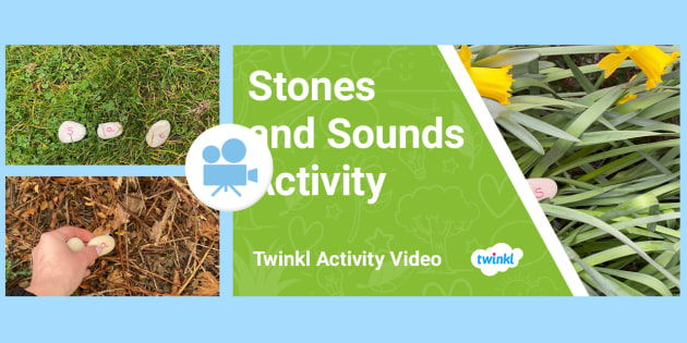 FREE! - Stones and Sounds | Spring Outdoor Phonics Activity Video