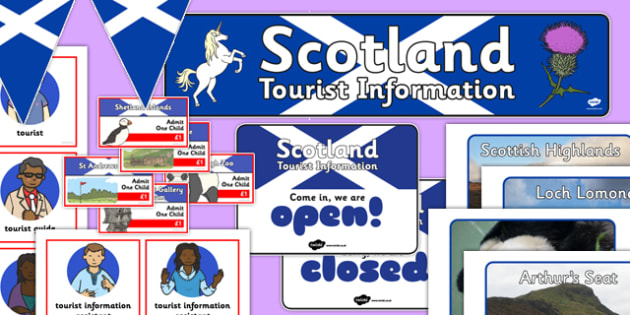 Scotland Tourist Information Role Play Pack (teacher made)