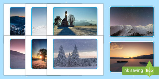 Winter Scenes Photo Pack (teacher made)